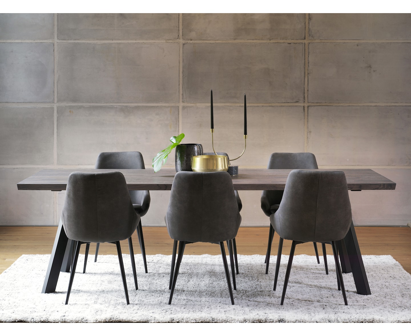 Rowico Fred Matbord Mörkbrun 240cm - Sleepo