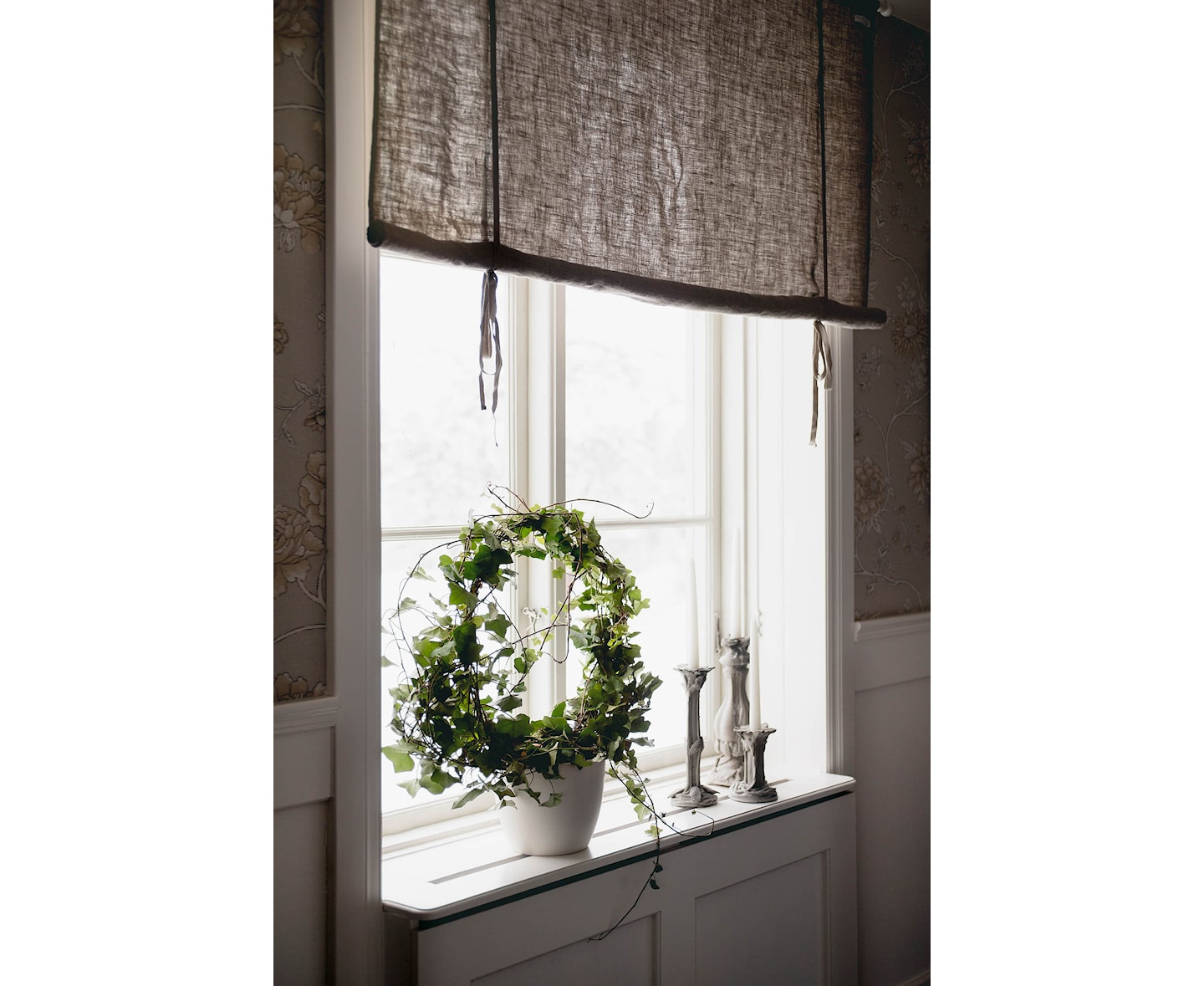 Himla Sunshine Hissgardin Linne Natural 140x120 - Sleepo