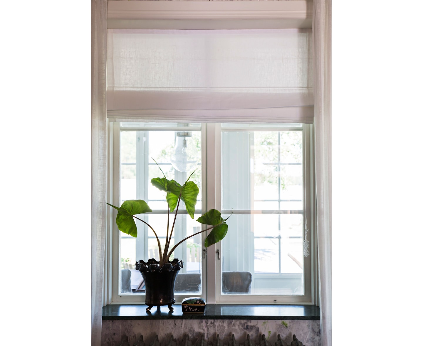 Himla Sunday Hissgardin Linne Chalk 150cm - Sleepo